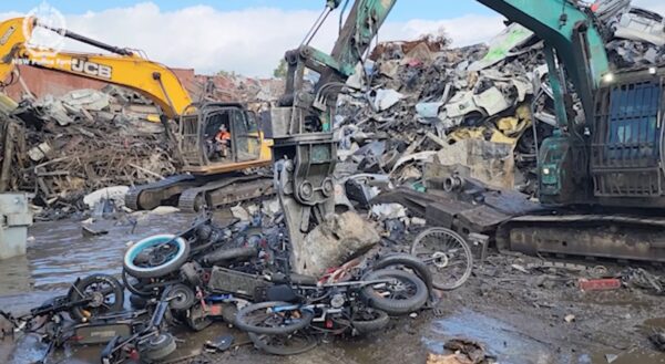 Byron and Tweed police smash 35 seized e-bikes in crackdown